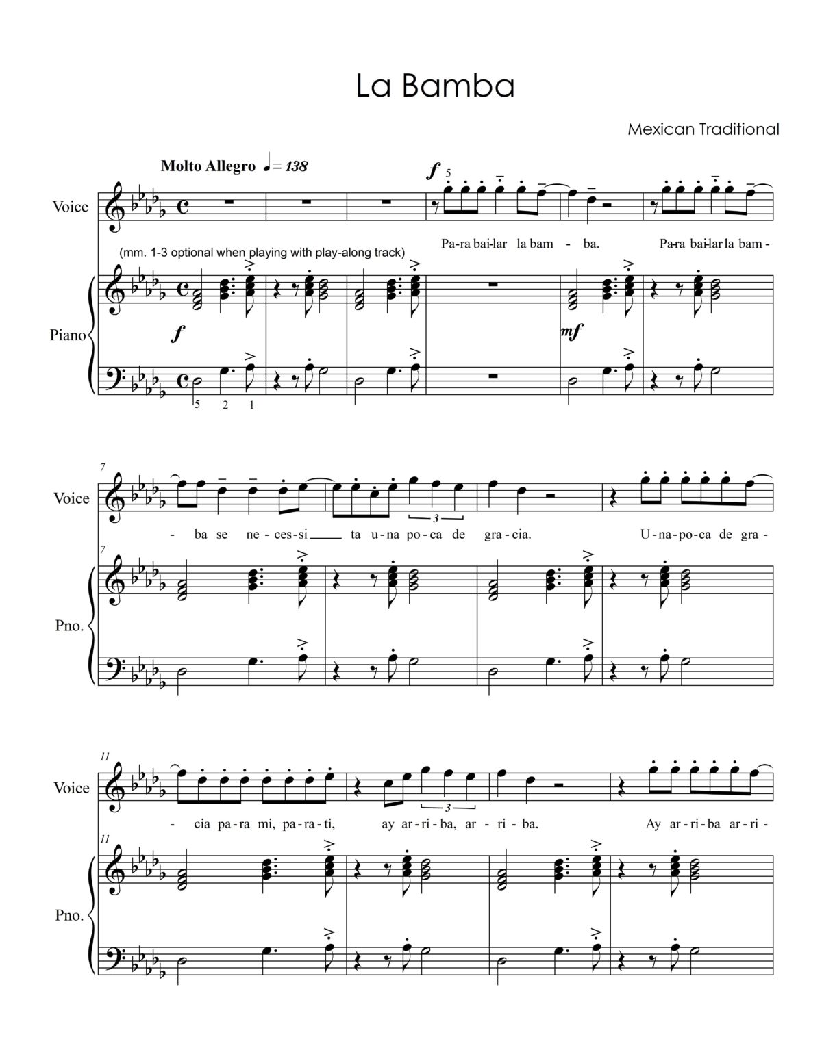 La Bamba: A Group Piano Lesson to Celebrate Hispanic Heritage ...